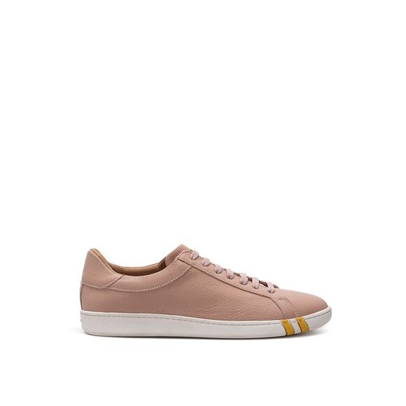 Bally | Shoes | Bally Chic Pink Leather Laceup Womens Sneakers | Poshmark